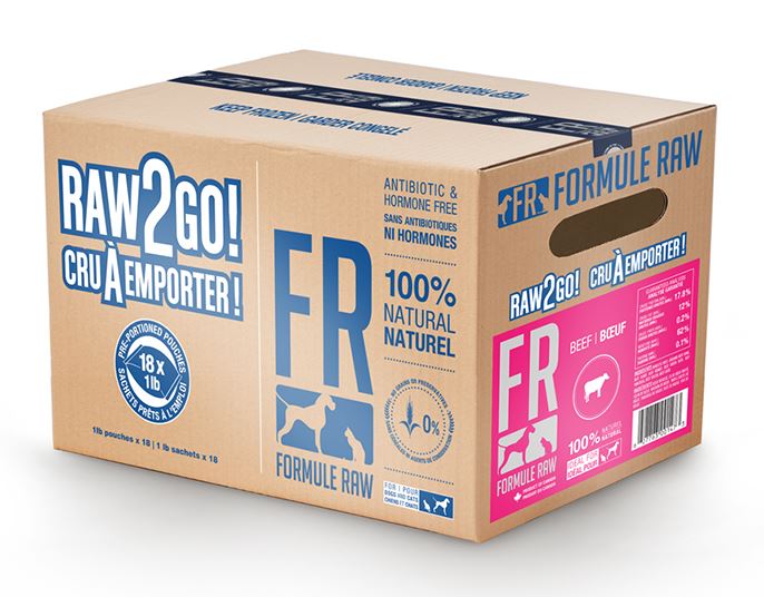 Nourriture Formula Raw crue et lyophilisée